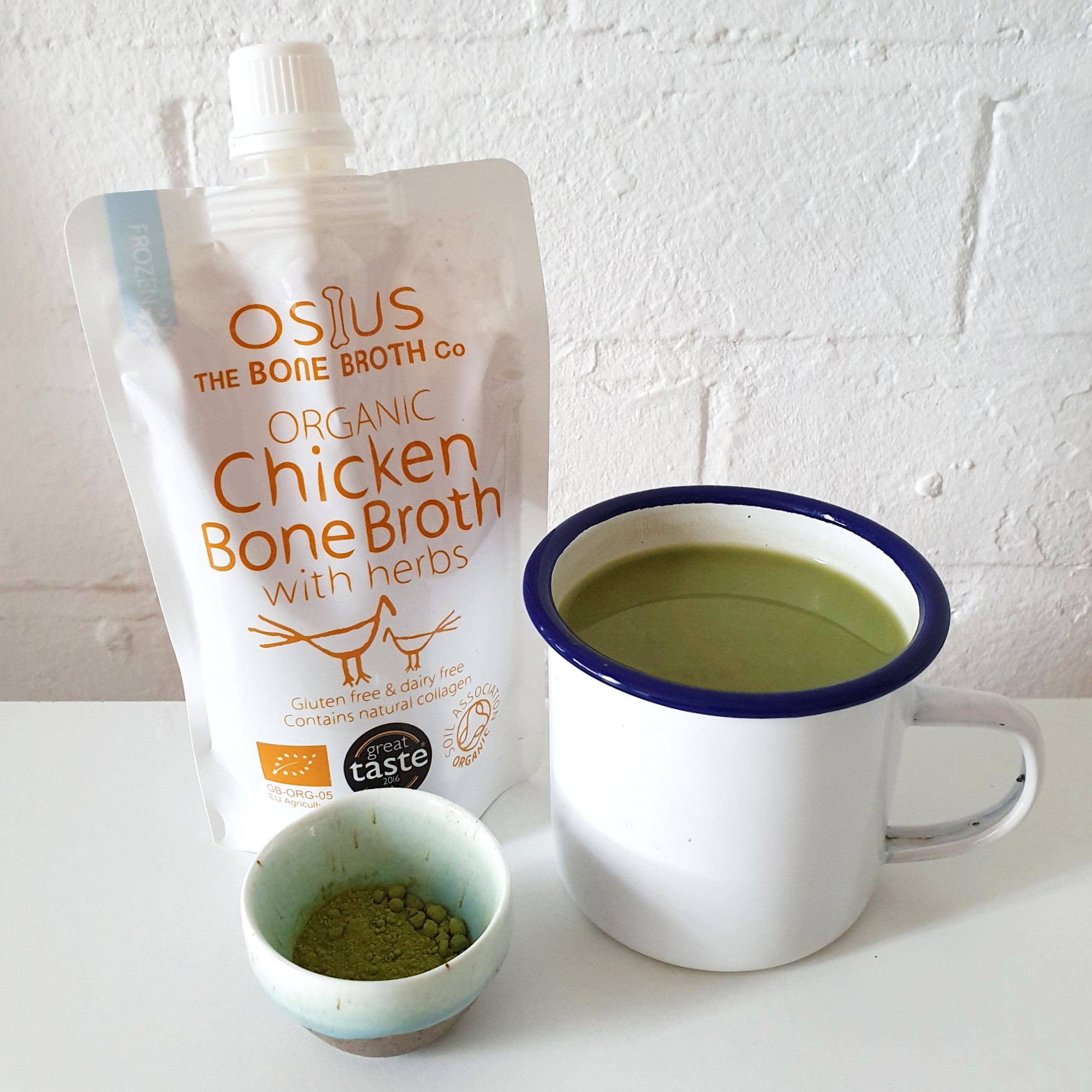 Soothing Matcha and Bone Broth - Osius Bone Broth