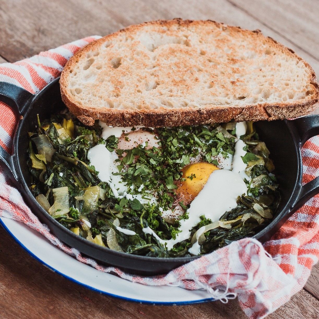 Green Shakshuka - Osius Bone Broth
